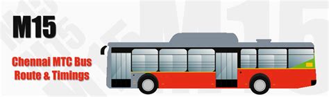 Mtc M15 Chennai City Bus Route And Timings Map First And Last Bus
