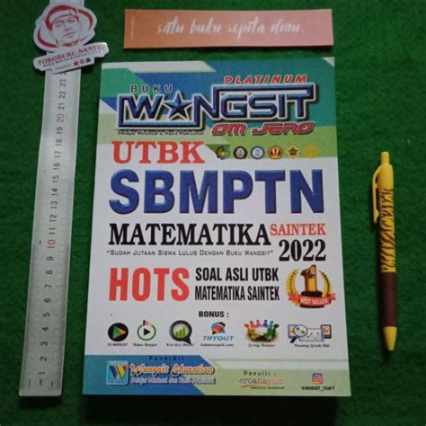 Jual Buku Soal Asli UTBK Matematika Saintek By Wangsit Shopee Indonesia
