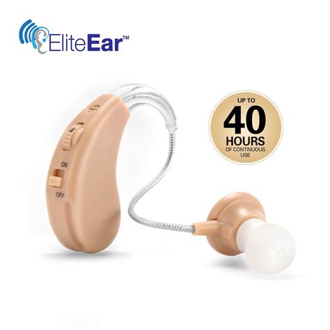 Elite Ear™ Sound Amplifier Behind The Ear Up To 40 Hours