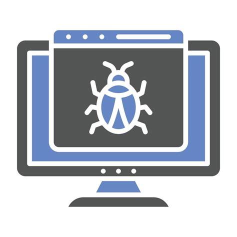 Computer Bug Icon Style 8745979 Vector Art At Vecteezy