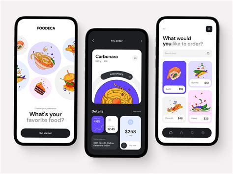 Foodeca Food Delivery Mobile Application Uiux Design By Outcrowd On