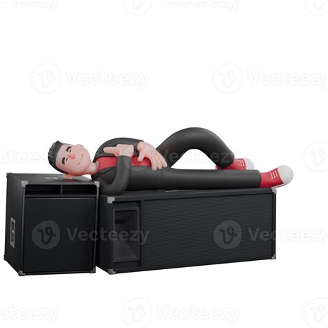 Choreographer Dance Artist 3d A Male Choreographer Lies On A