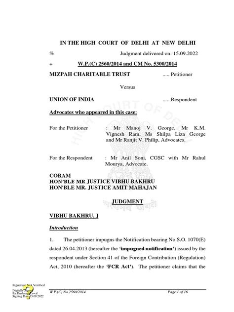 Fcra Judgment Pdf Crimes Crime And Violence