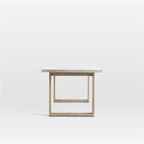 Portside Outdoor Concrete Dining Table 72 ADA West Elm
