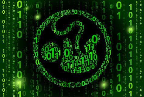 fetus binary code vector pattern background stock illustration