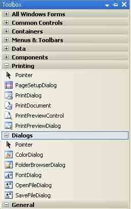 Print Dialogs In Gdi Using Vb Net