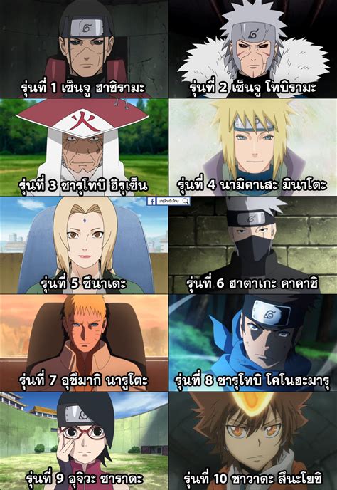 นารูโตะซับไทย เหล่าโฮคาเงะ ของหมู่บ้านโคโนฮะ 🤣