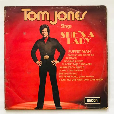 Tom Jones Tom Jones Sings She S A Lady LP Vinyl PH