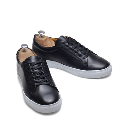 Basket Sneakers Kooper En Cuir Noir Rudys Paris