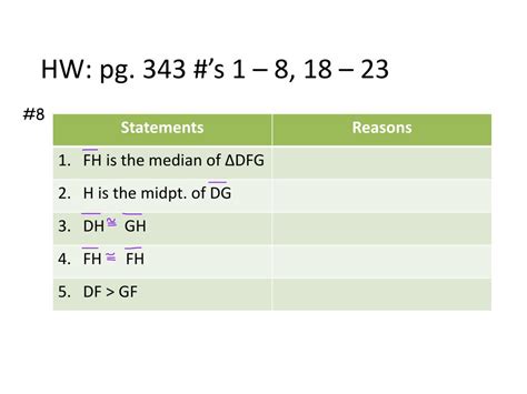 PPT Hinge Theorem PowerPoint Presentation Free Download ID