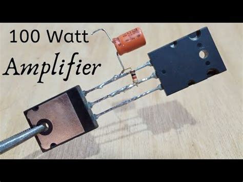 How To Make Amplifier At Home 200 Watt 2SC5200 Transistor Power Full Audio Amplifier YouTube