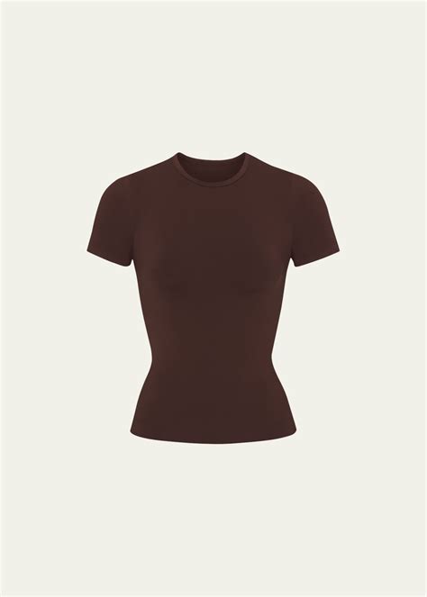 Skims Soft Smoothing Seamless Short Sleeve T Shirt Bergdorf Goodman