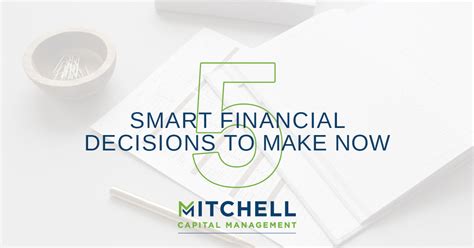 Smart Financial Decisions To Make Leawood Financial Planners