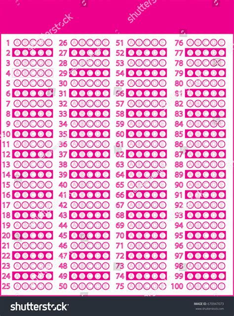 Optical Form Exam Over 262 Royalty Free Licensable Stock Illustrations