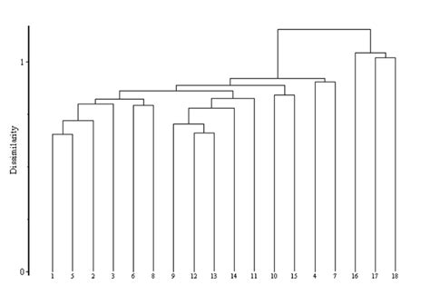 Dendrogramma Risultato Dalla Cluster Analysis Delle Comunità Del