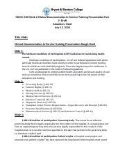 MCCG Week Clinical Documentation In Docx MCCG Week Clinical Documentation In