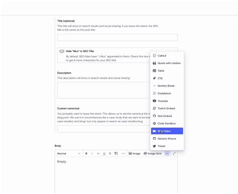 Now Playing The Latest Mux Video Input Plugin For Sanity Sanity