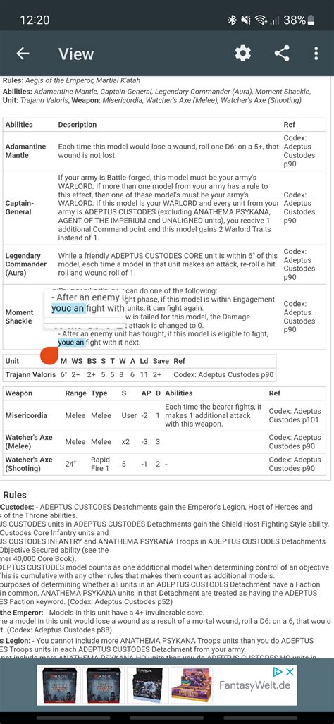 Trajann Moment Shackle Typo · Issue 12530 · Bsdatawh40k 9e · Github