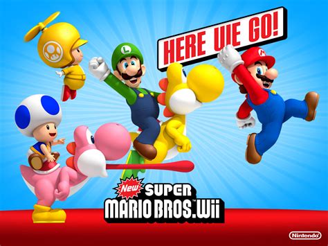 New Super Mario Bros Wii Nintendo Wallpaper 9133463 Fanpop