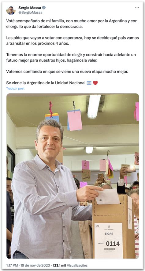 Urnas são fechadas na Argentina e começa contagem de votos