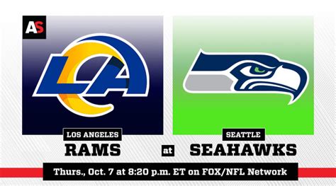Thursday Night Football Los Angeles Rams Vs Seattle Seahawks