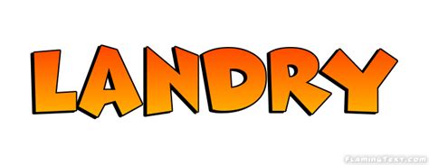 Landry Logotipo Ferramenta de Design de Nome Grátis a partir de Texto Flamejante