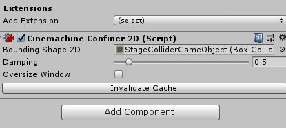 CineMachine Confiner2d Extensions Doesn T Work At All But Confiner Extension With 2d Collider