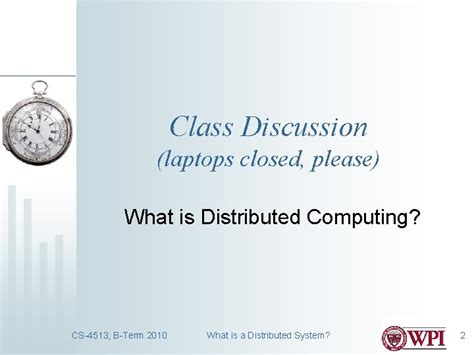 What Is A Distributed System Cs4513 Distributed Systems