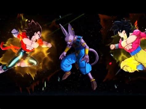 LF SUPER SAIYAN 4 GOKU VEGETA Vs BEERUS Extreme CO OP Battle Dragon