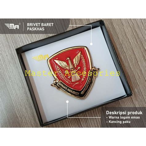 Jual Brivet Emblem Paskhas Tni Au Shopee Indonesia