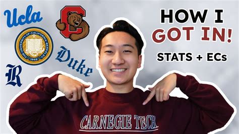 How I Got Into Cmu Berkeley Cornell Duke Etc Youtube