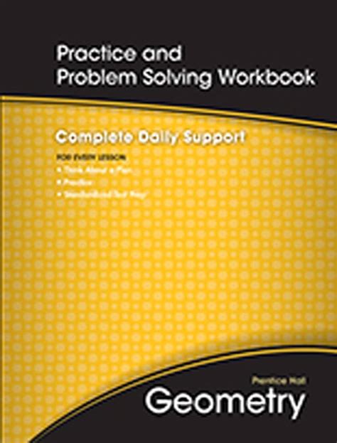 Prentice Hall Geometry Practice And Problem Solving Workbook Worksheets Library