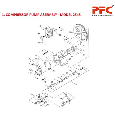 Compressor Pump Ir 2545 Air Compressor Parts Pfc Parts For Compressor