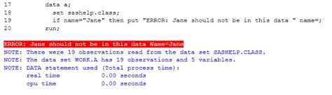 Find Note In Log SAS Support Communities