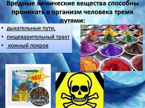 Химически вредные вещества и их влияние на организм человека