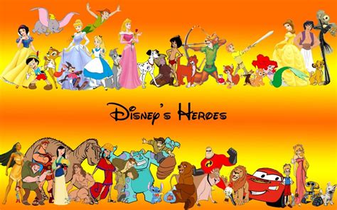 Image Walt Disney Heroes Characters Hd Wallpaper 1080x675 Hero