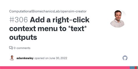 Add A Right Click Context Menu To Text Outputs · Issue 306