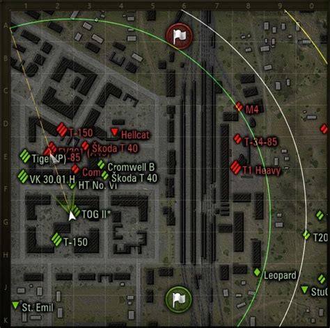 World Of Tanks Minimap And Circles Explained Allgamers
