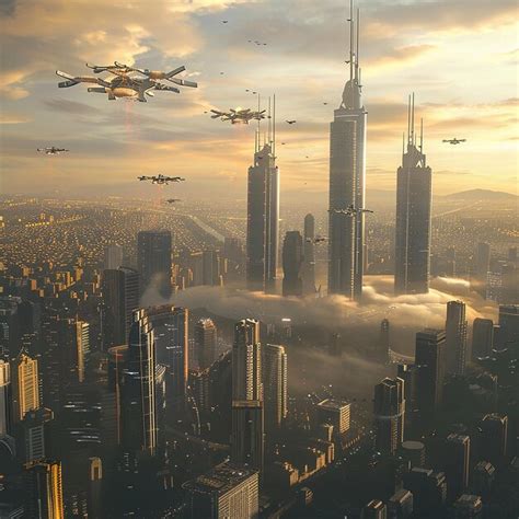 Modern Drone Technology Premium Ai Generated Image