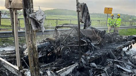 Mercedes AMG One Hypercar Burns To The Ground In UK Car Trailer Report Drive