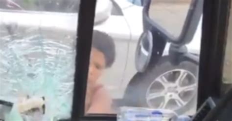 Violent Road Rage Incident Involving A Car Jack Caught On Camera Cbs News
