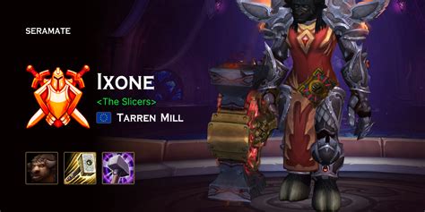 Ixone Tarren Mill Eu · Seramate · Wow Pvp Leaderboards Arena
