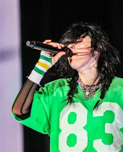 billie photographed on stage at Lollapalooza Brazil in São Paulo Brazil