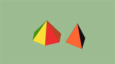 Hexagonal And Triagonal Pyramid 3d Warehouse