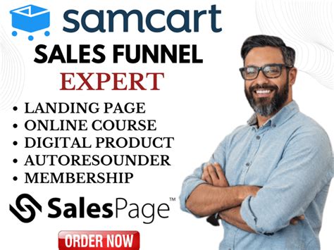 Samcart Landing Page Samcart Online Course Sales Funnel Sales Page