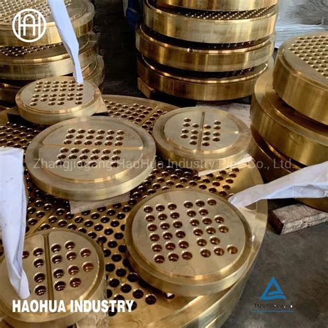 ASME Sb C Copper Nickel Tube Sheet For Heat Exchanger Copper Tube Sheet
