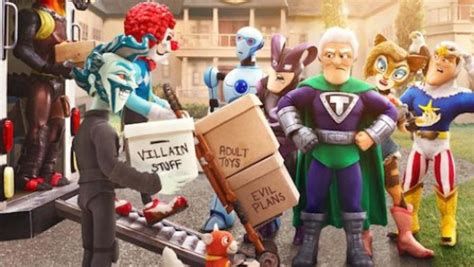 Download Villains Vs Heroes In Supermansion Wallpaper