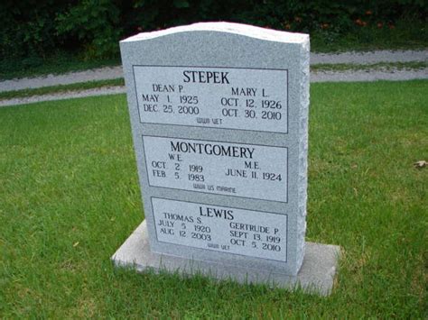 Mary Lee Franklin Stepek 1926 2010 Mémorial Find A Grave
