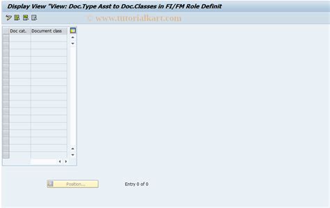 Fm A Sap Tcode Display Document Class Document Category Assgmt