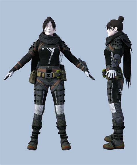 Apex Legends Wraith Outfit For Genesis 8 Female Render State